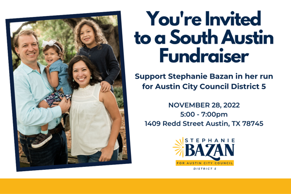 Stephanie Bazan Runoff Fundraiser