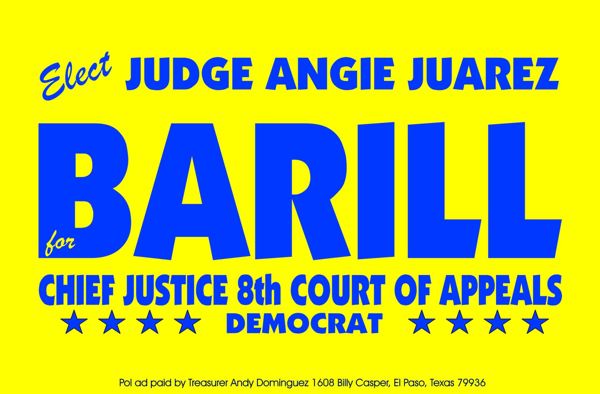 Elect Judge Angie Juarez Barill